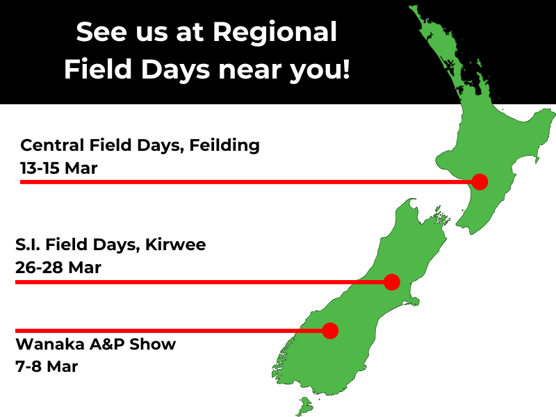 See us at a Regional Field Days near you - March 2025! – TaskpowerNZ