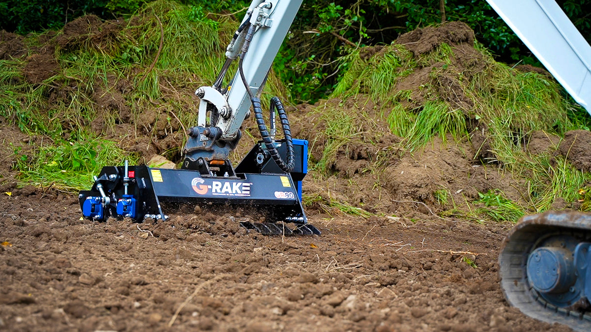 G-Rake Excavator Landscape Rakes – TaskpowerNZ